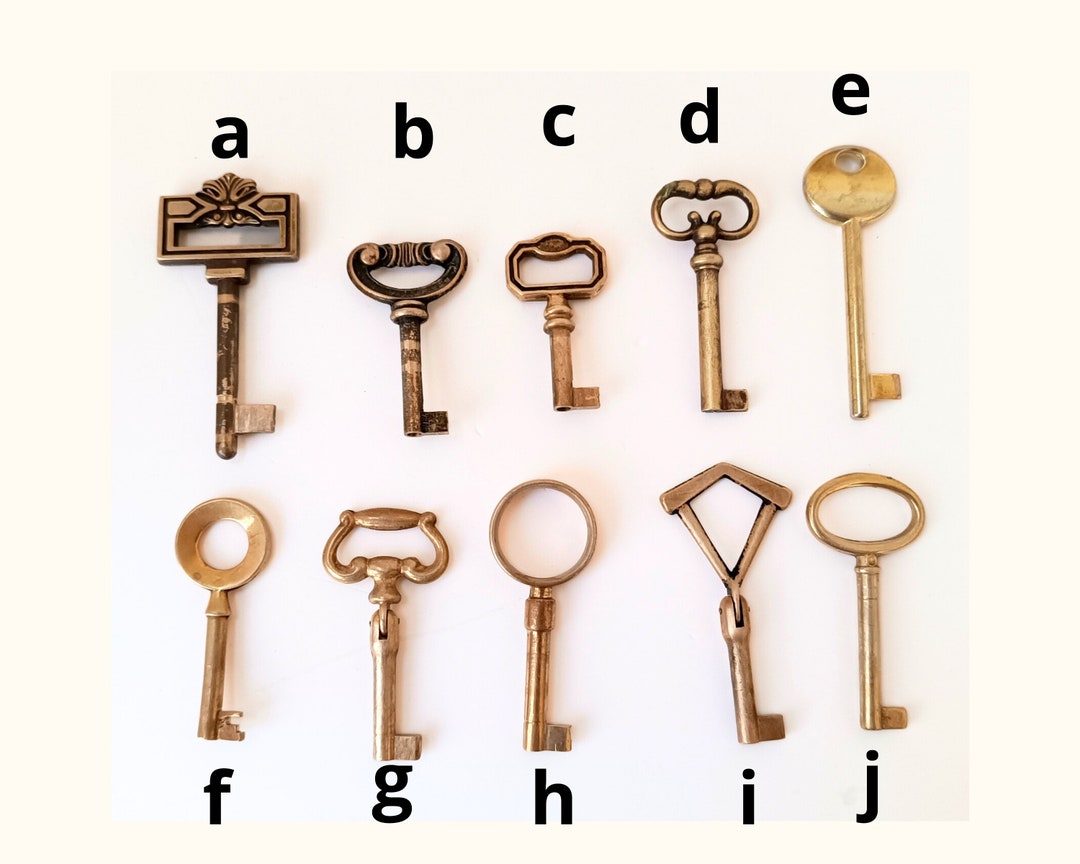 Vintage Italy Collectible Skeleton Folding Key, Ornate, Fancy ...