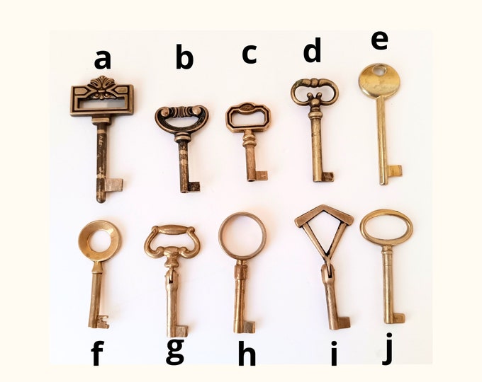 Vintage Italy Collectible Skeleton Folding Key, Ornate, Fancy ...