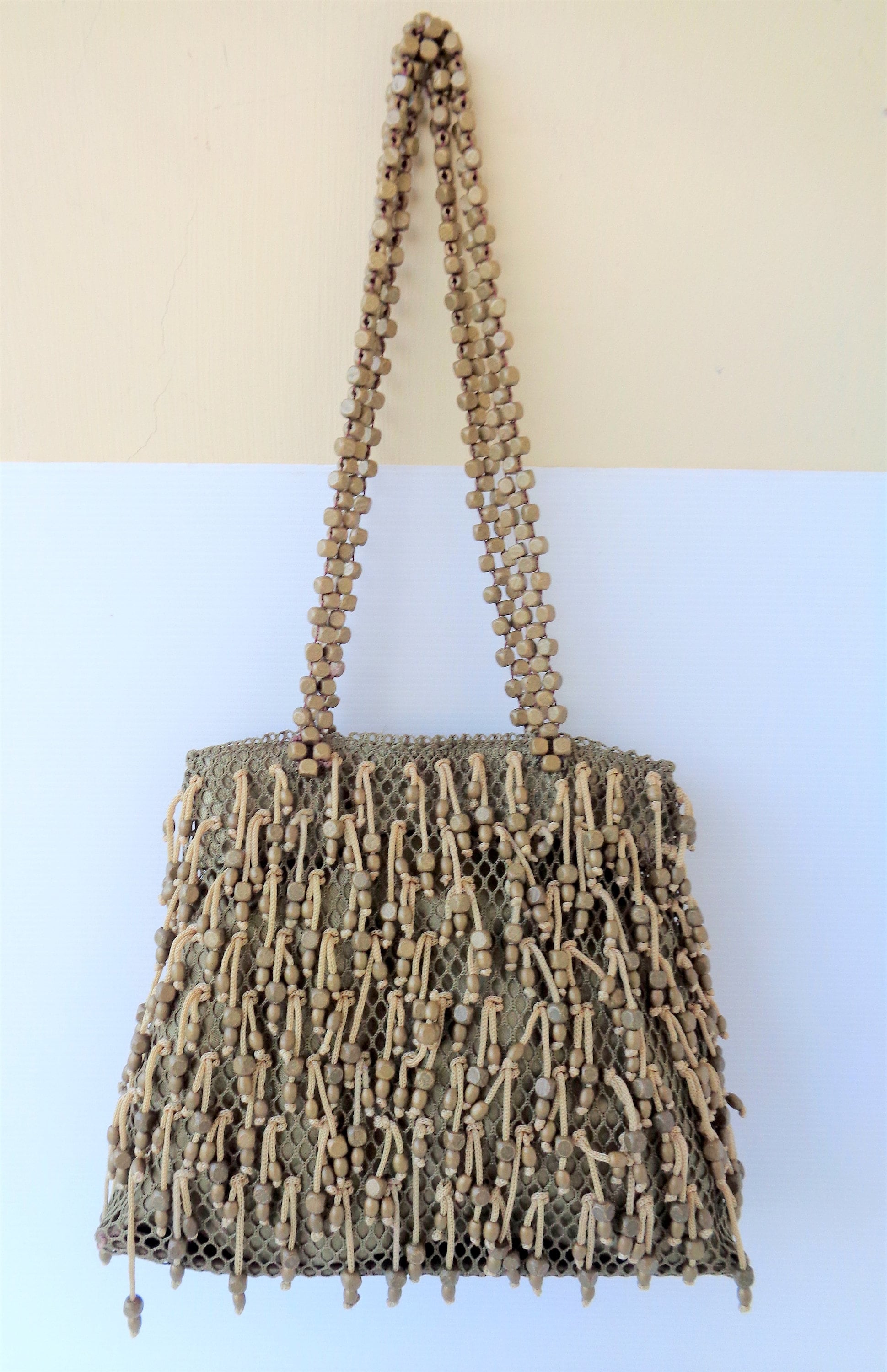 Beaded Vintage Italian Marked Cap&cap Bag Antique Gold Color - Etsy