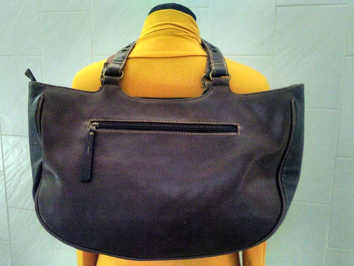 Vintage Italy Branded Vintage David Jones Bag Genuine Brown | Etsy