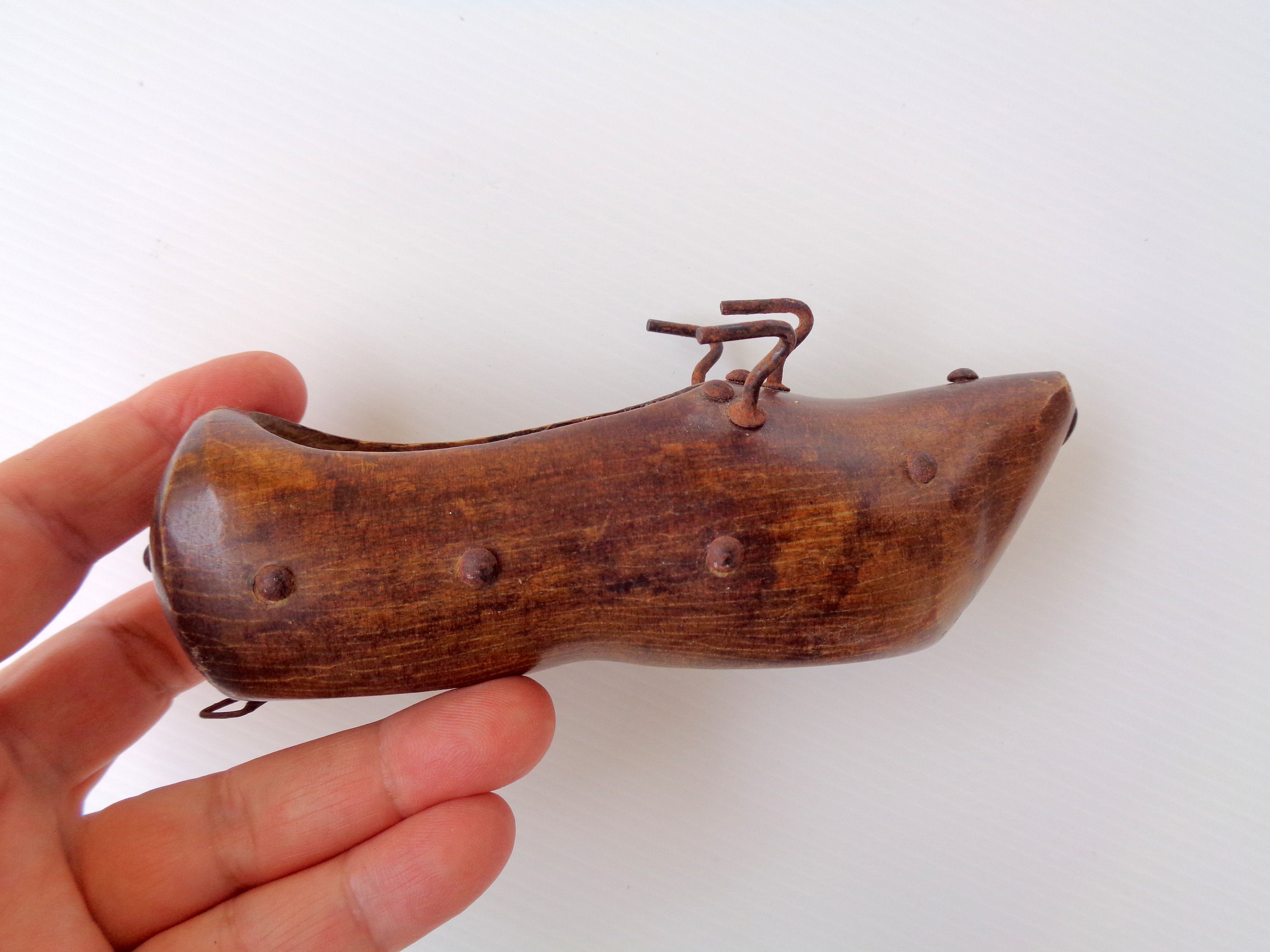 Vintage Italy wooden shoe key holder wood Hand carved Home | Etsy