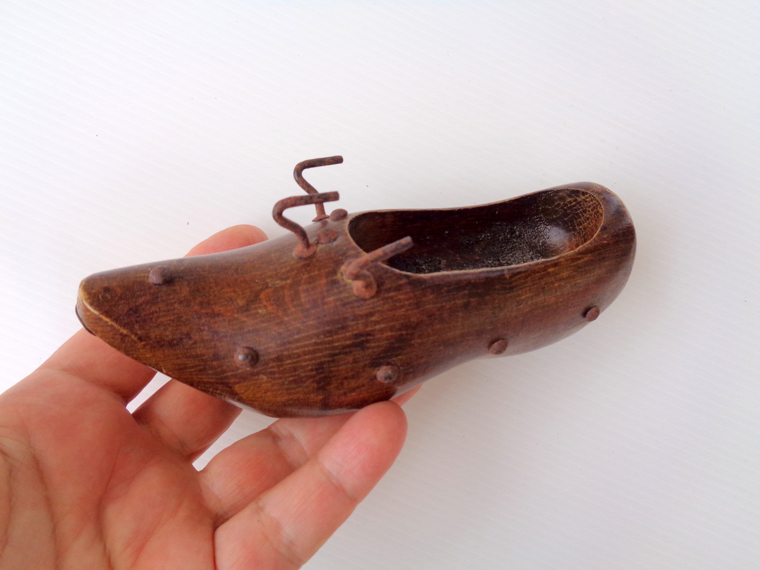 Vintage Italy wooden shoe key holder wood Hand carved Home | Etsy