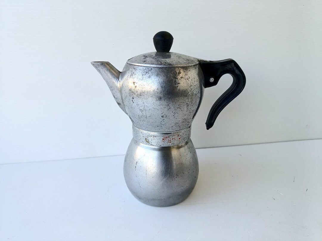 Vintage Italian Coffee Maker Domus Express Brevettata Italy, Aluminum ...