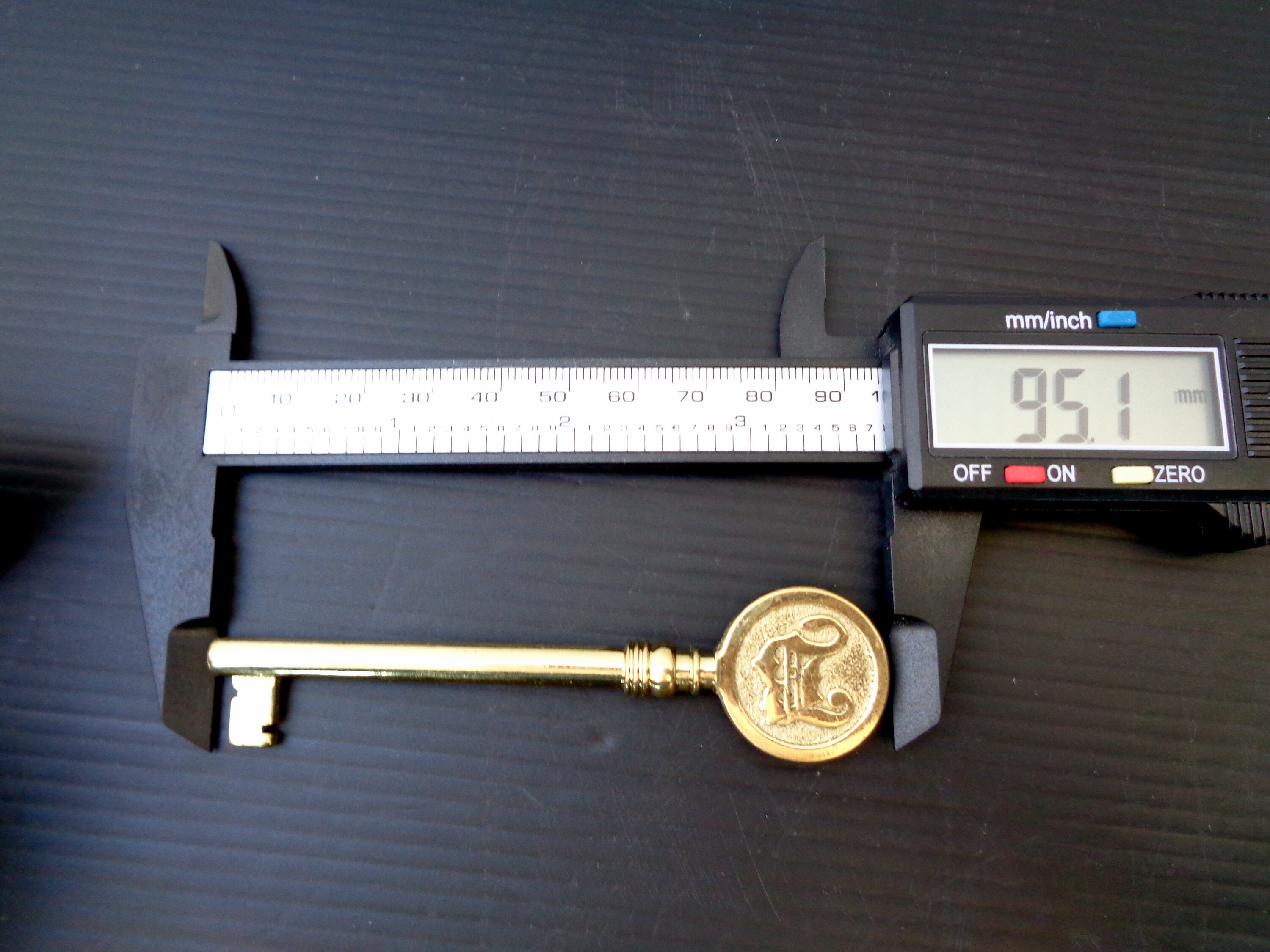 Vintage Italy Collectible Brass Skeleton Key Ornate Fancy - Etsy