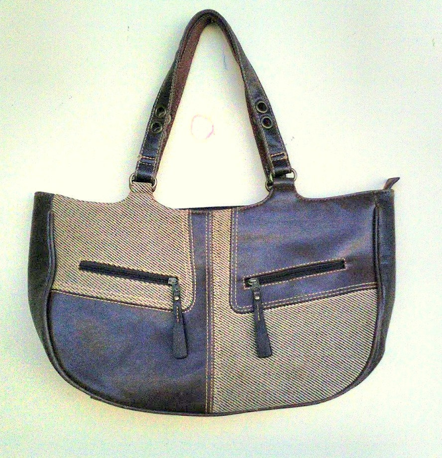 Vintage Italy Branded Vintage David Jones Bag, Genuine Brown Leather ...
