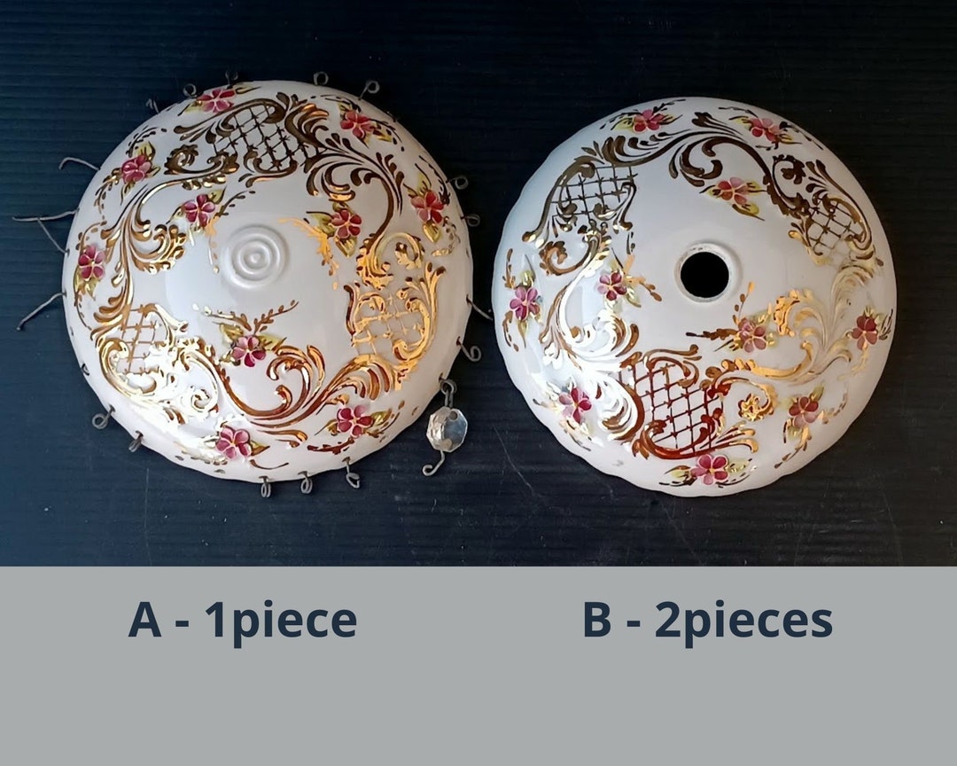 Italian Vintage Porcelain Bobeche Spare Parts Chandelier Repair ...