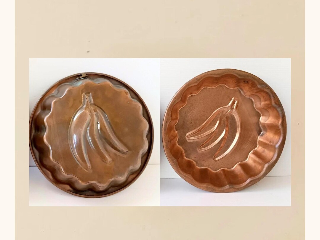 Vintage Italian Round Copper Baking Dish 20 X 4cm With Hanging ...