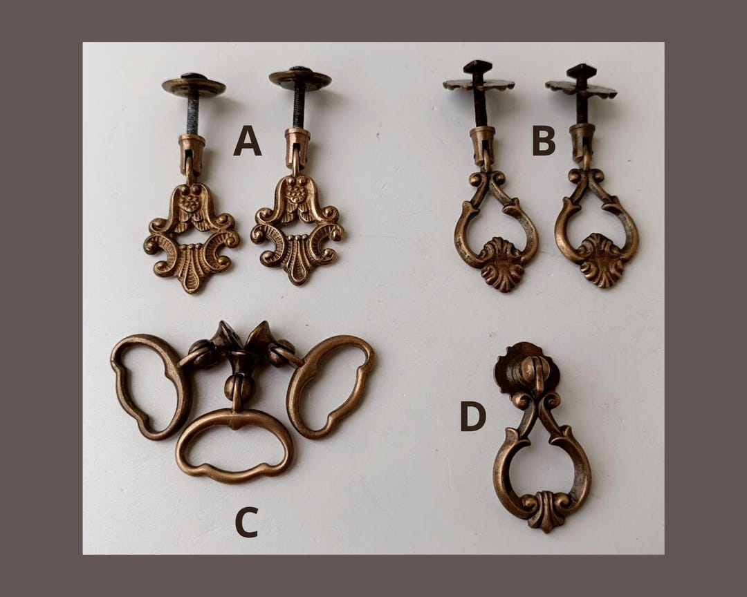 Ancient Brass Handles Antique Furniture High Quality, Authentic Brass ...