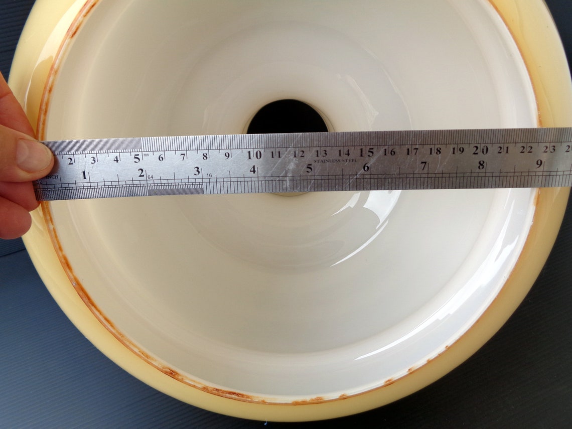 Vintage Large Glass Bell Diffuser in Old American Style Glossy - Etsy