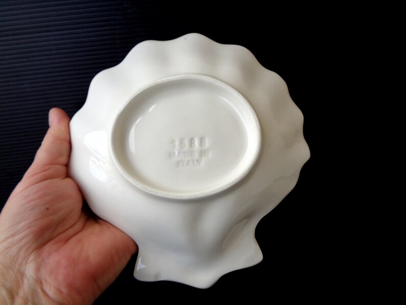 Ceramic Fish Shape Dish / Shell Shape Bowls With 3D Lobster and Shells ...