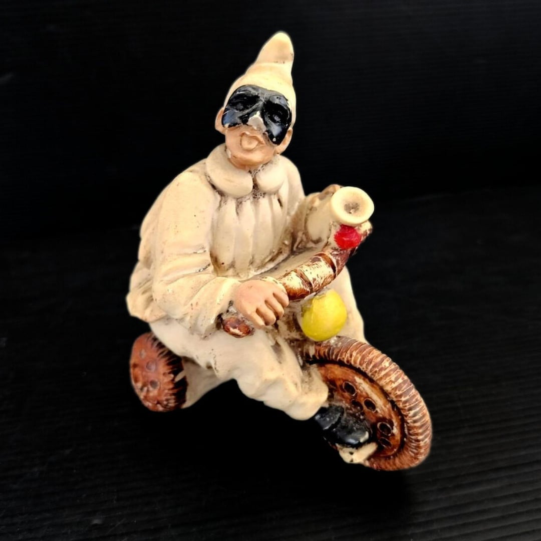 Pulcinella Craftmanship Hand-painted Resin Statue Neapolitan, Character ...