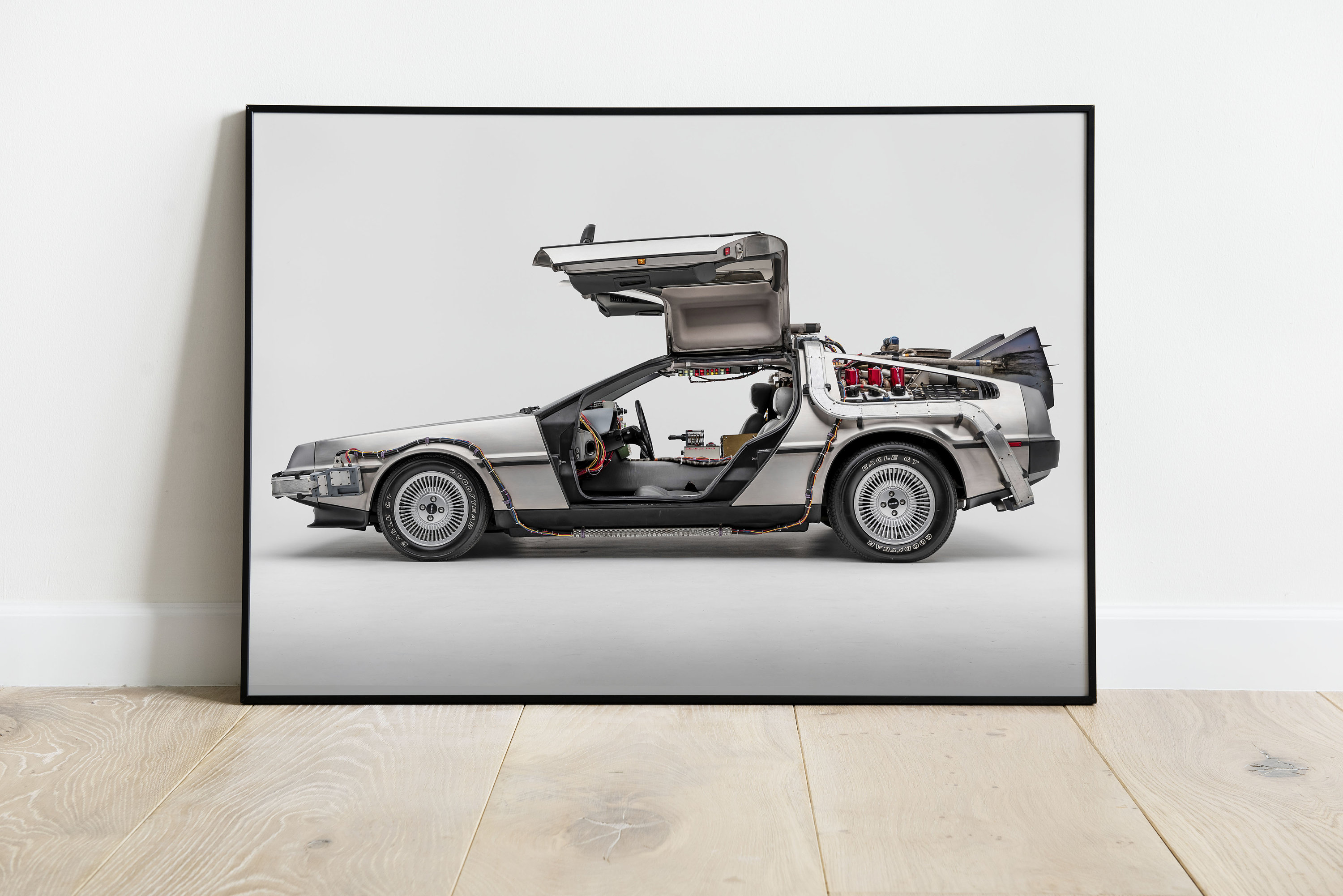 Delorean Image Time Machine Poster Photo Print Gift Home Decor Wall Art ...
