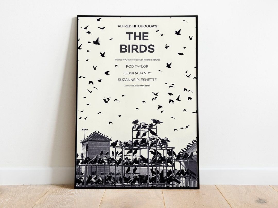 The Birds Poster Retro Graphic Photo Print Gift Home Decor Wall Art - Etsy