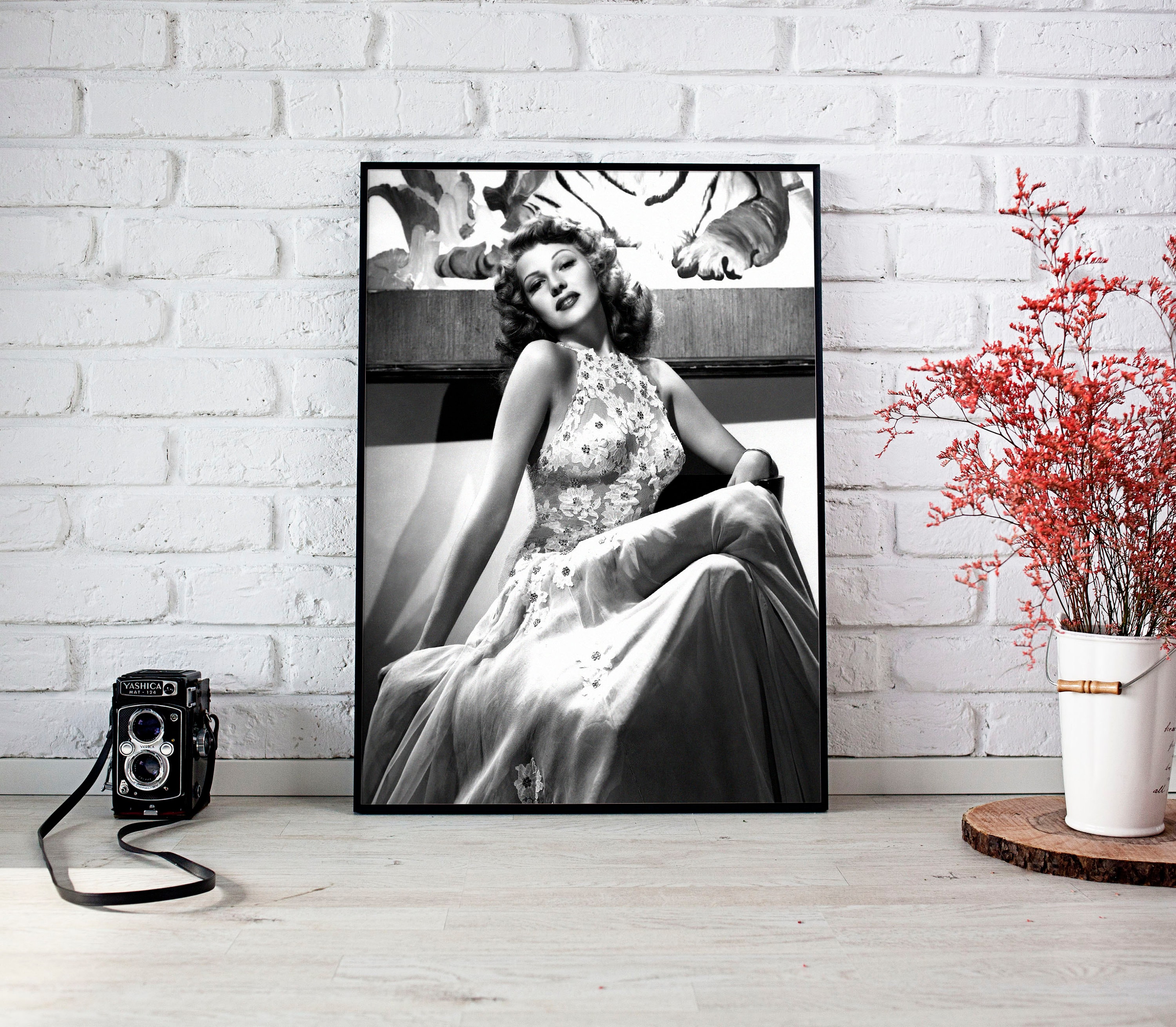 Rita Hayworth Poster Photo Print Retro Photography Home Decor Wall Art ...