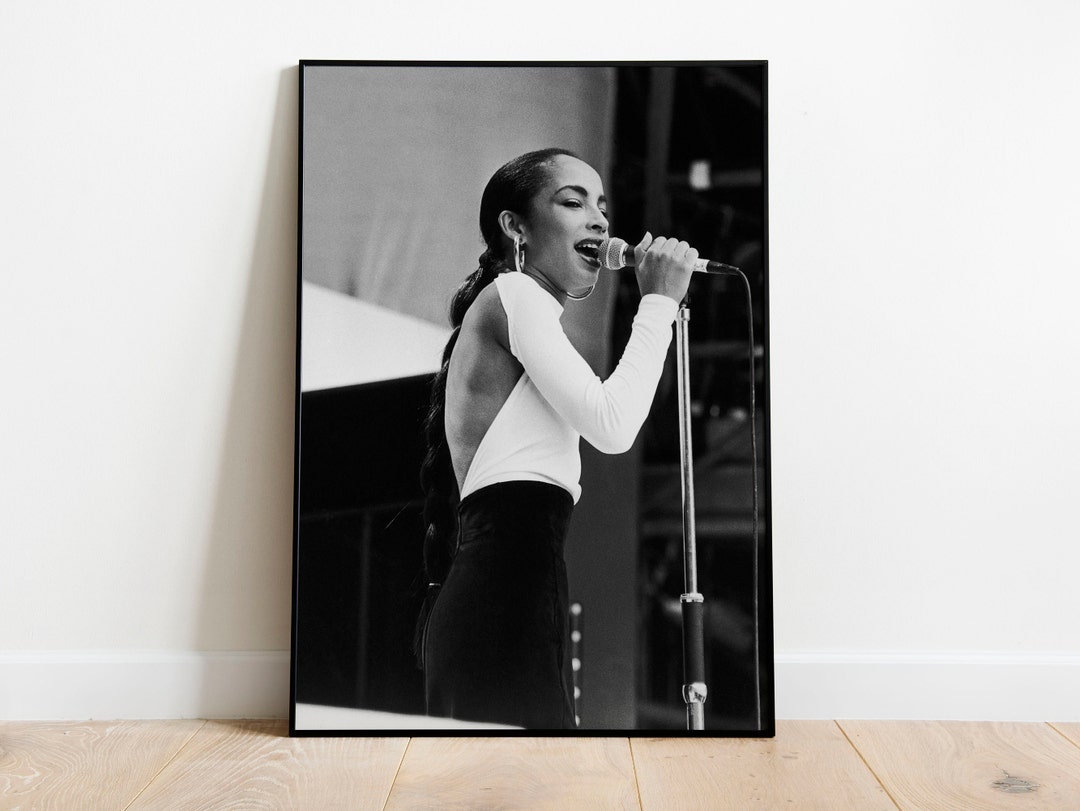 Sade Adu Poster Photo Print Music Photography Home Decor Wall Art - Etsy