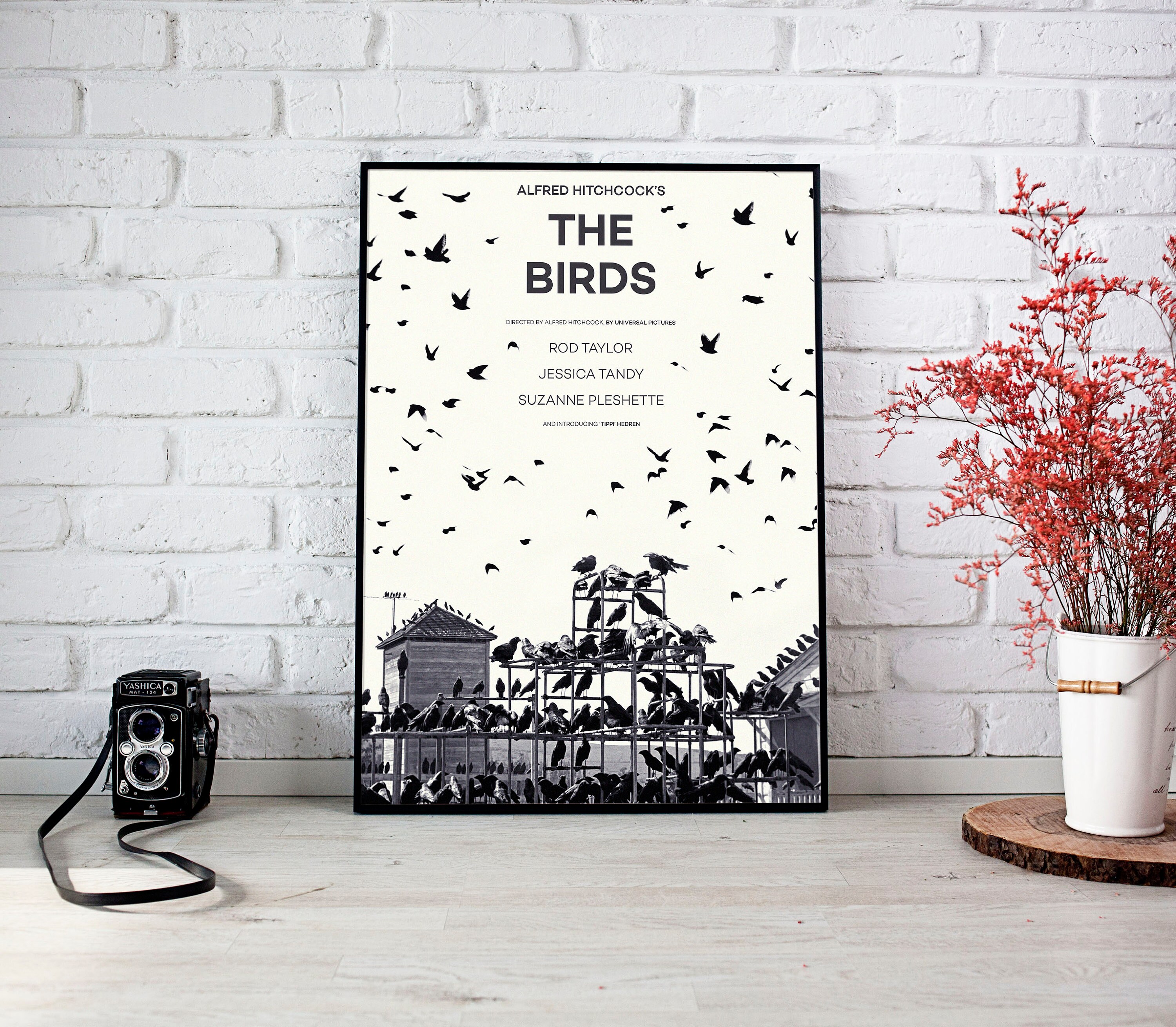The Birds Poster Retro Graphic Photo Print Gift Home Decor Wall Art - Etsy