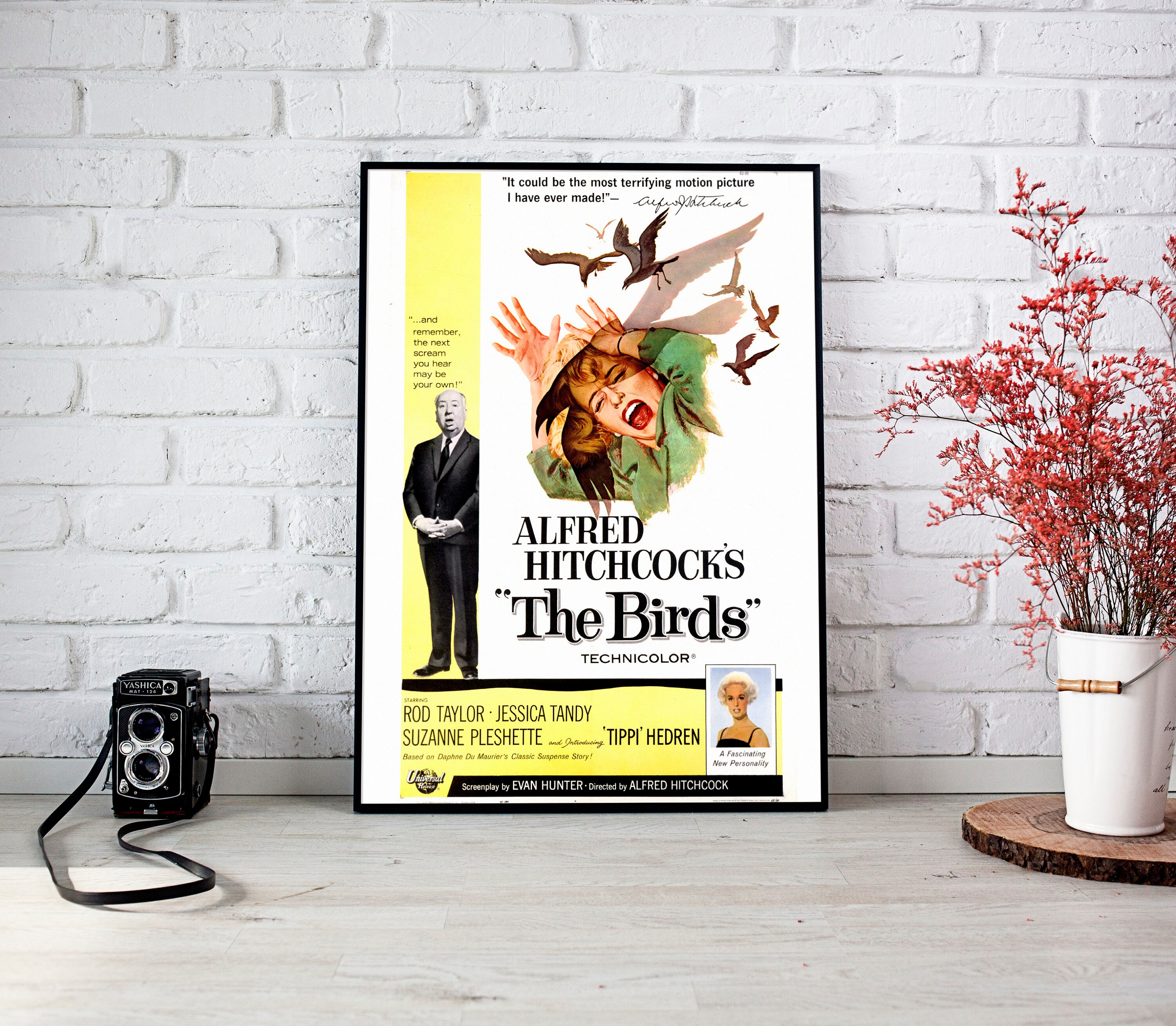 The Birds Poster Retro Graphic Photo Print Gift Home Decor Wall Art - Etsy