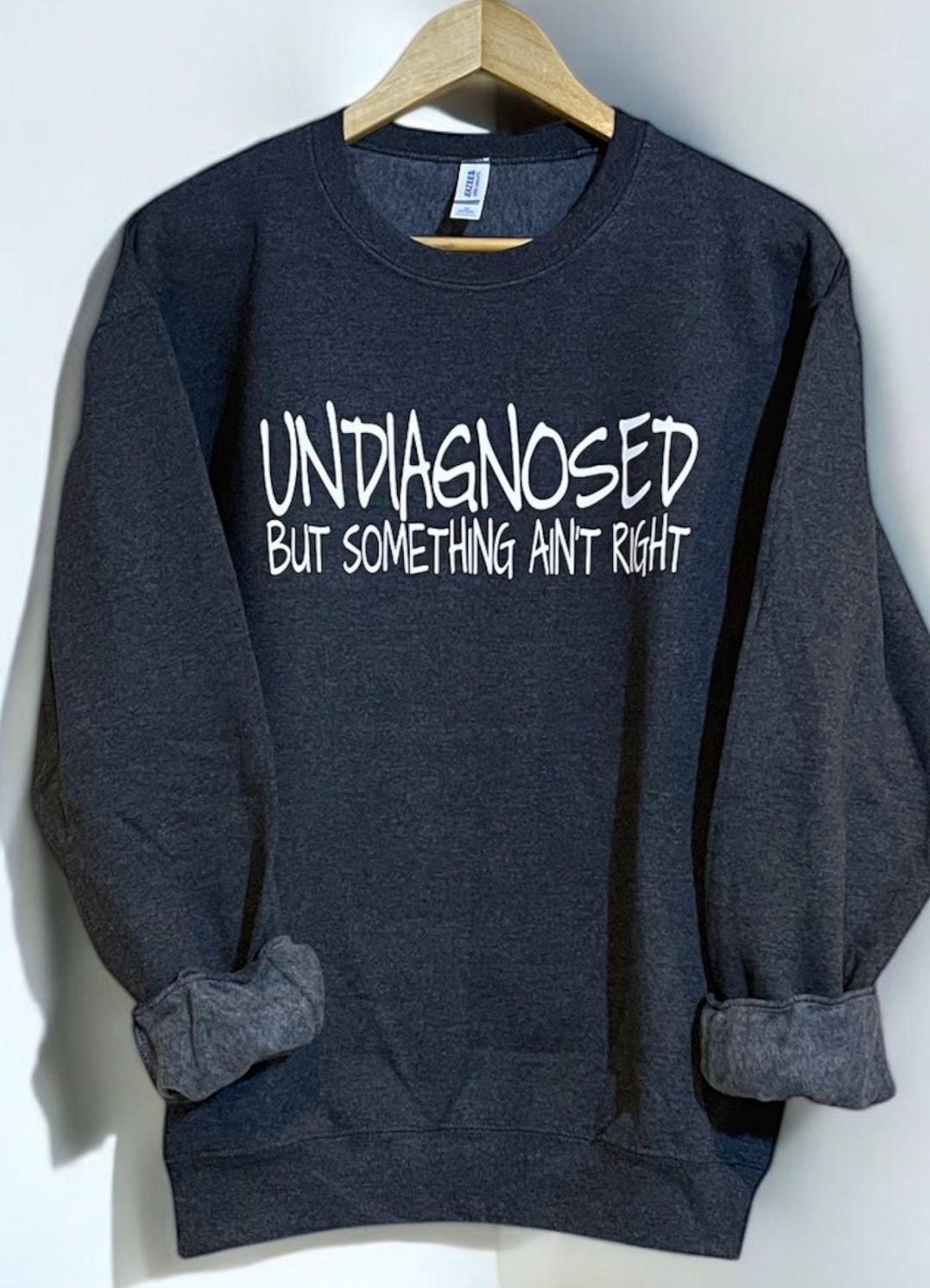Undiagnosed Sarcastic Fleece Sweatshirt: Dry Humor Gift - Etsy UK