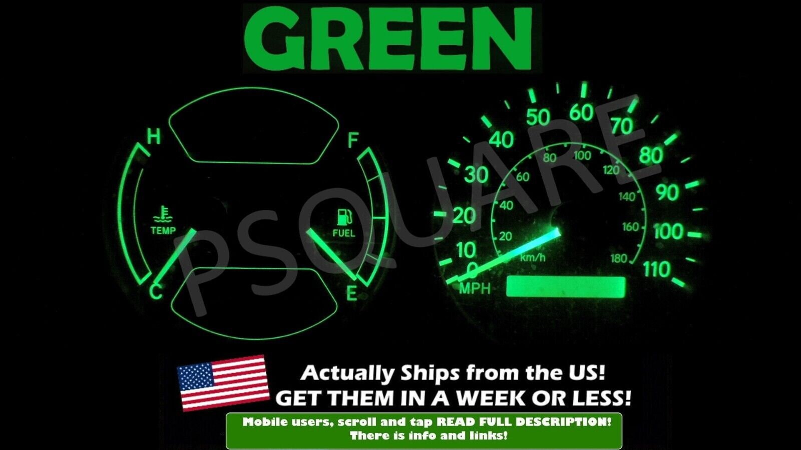 Gauge Cluster LED Dashboard Bulb Kit Warm White for Toyota 98 02 ...