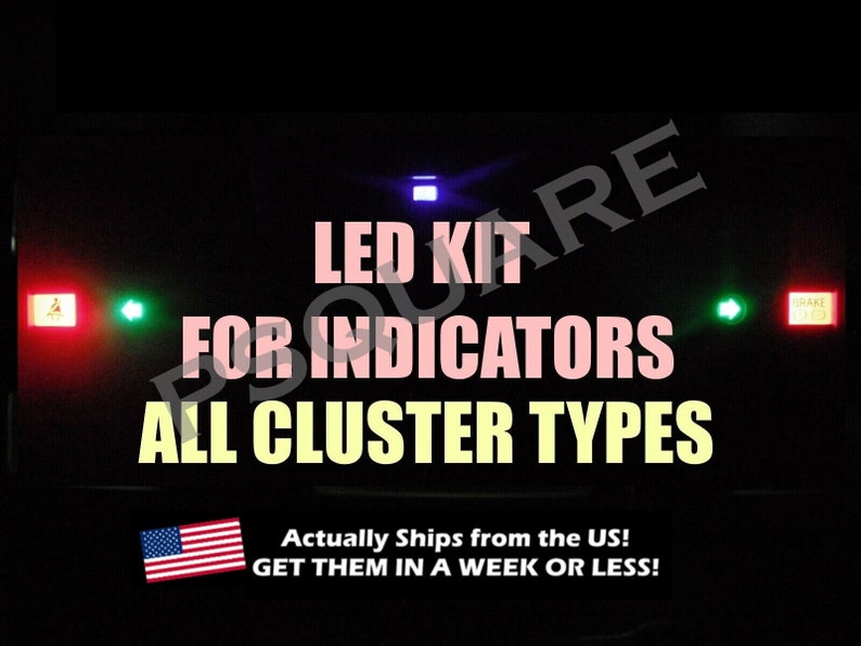Ford Truck Gauge Cluster LED Indicator Kit: for 73-79 F100, F150, F250 ...