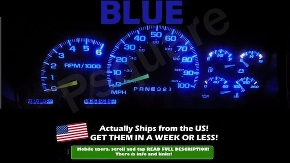 1998 chevy silverado instrument cluster lights store