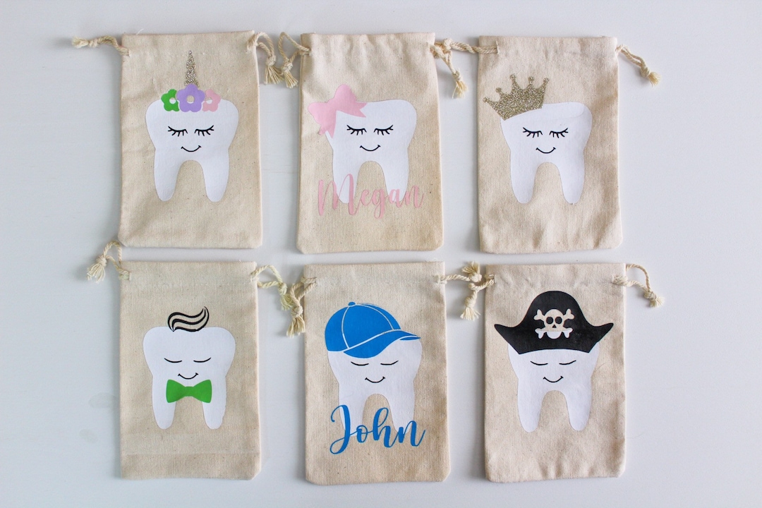 Personalized Tooth Fairy Bag, Tooth Fairy Pouch, Tooth Fairy Keepsake ...