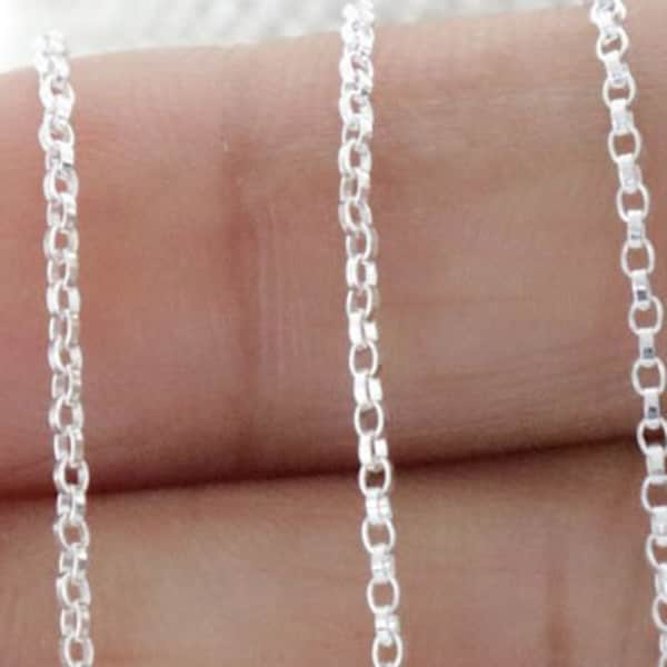 925 Rolo Chain - Etsy