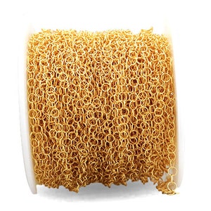 14K Gold Filled Round Cable Chain, 3.5 Mm, Round Cable, by the Foot ...