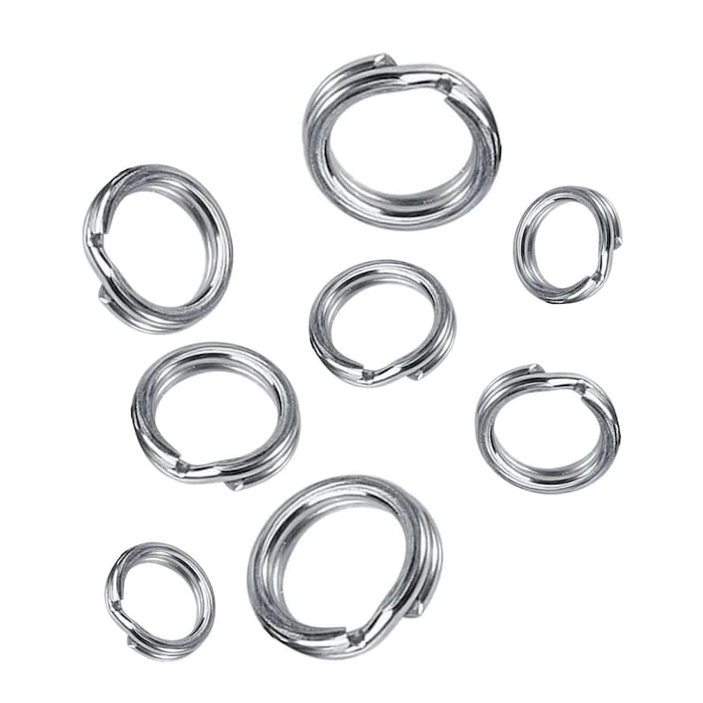 Sterling Silver Split Ring, Splir Silver Rings Available in 4 Sizes - 5 ...