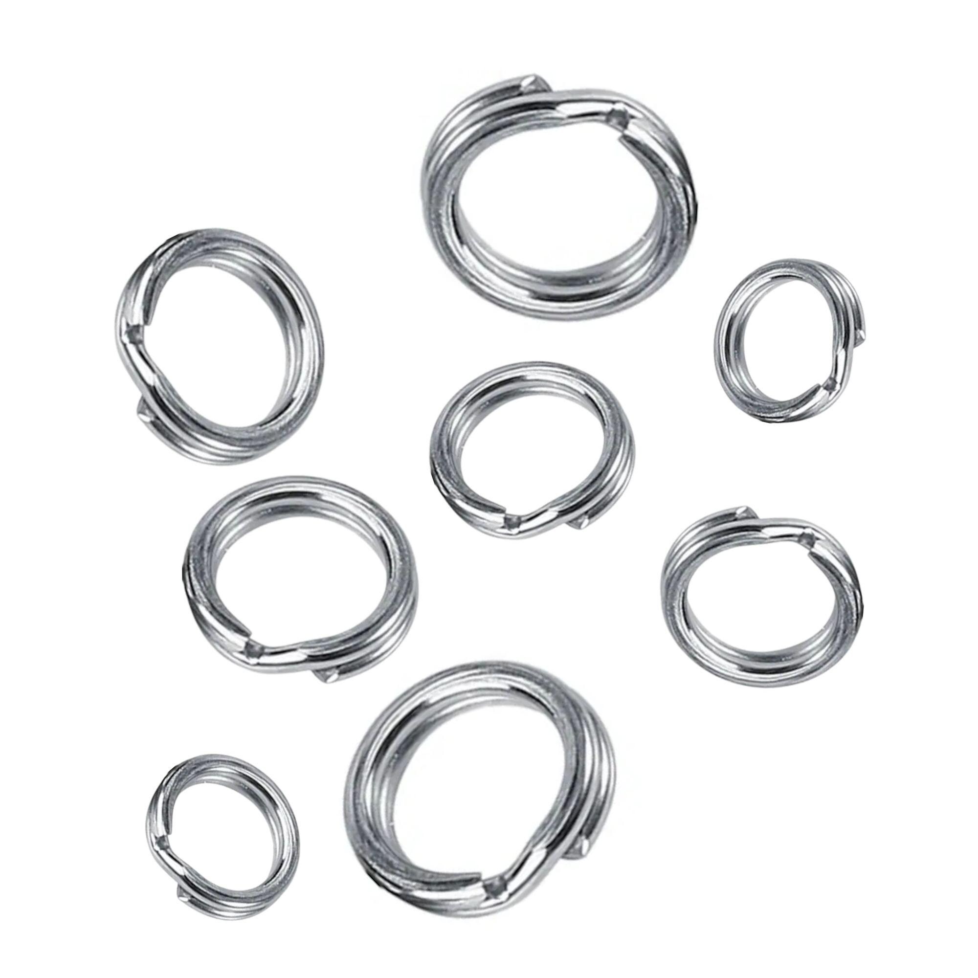 Sterling Silver Split Ring, Splir Silver Rings Available in 4 Sizes - 5 ...