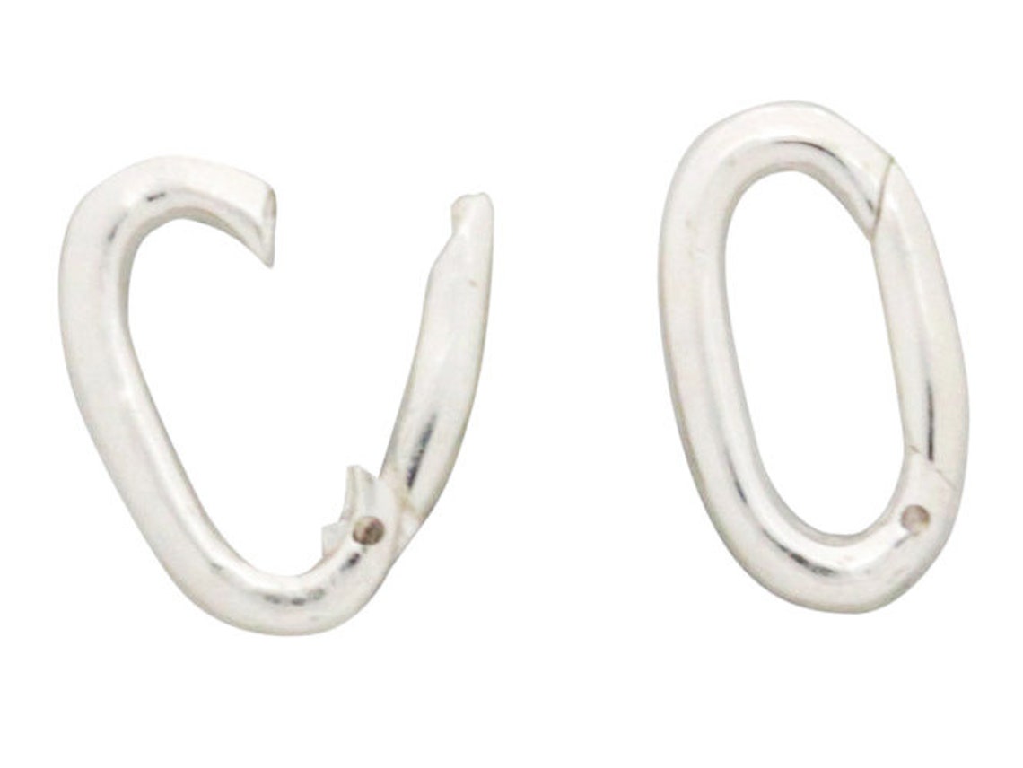 Sterling Silver Hinge Clasp 2 Styles Multiple Finishes - Etsy UK