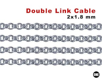 Double Link Chain | Etsy