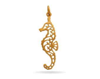 Seahorse Charm - Etsy