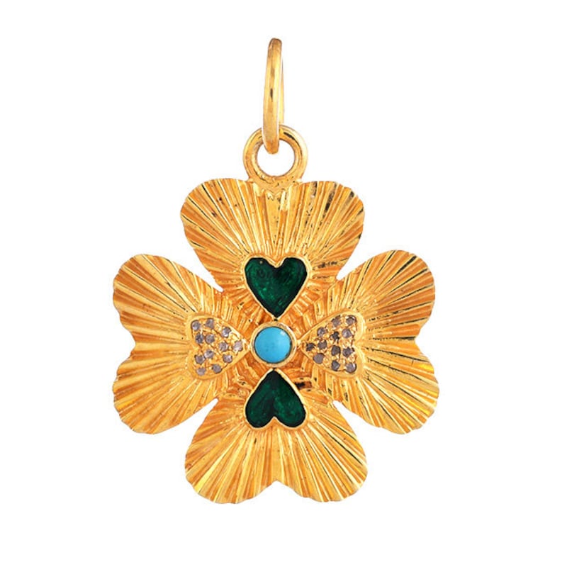 Turquoise Clover - Etsy