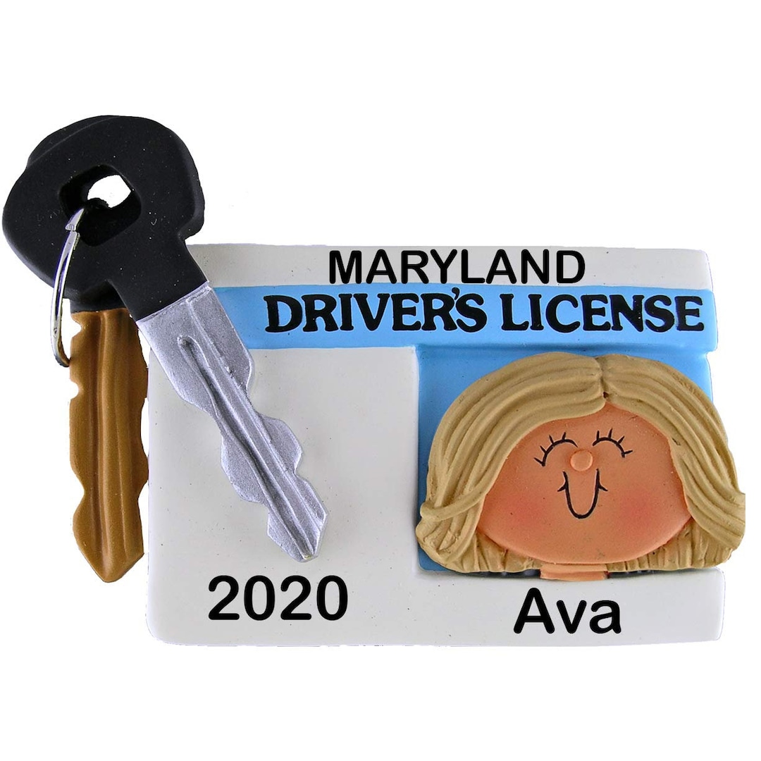 Personalized New Driver's License Christmas Ornament: Custom DMV ...