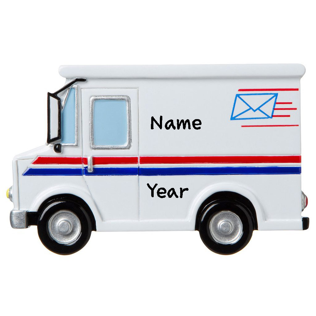 Personalized Mail Carrier Christmas Tree Ornament 2024 | Usps Mailing ...