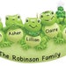 Personalized Frog Pad Christmas Tree Ornament Present Gift Christmas ...