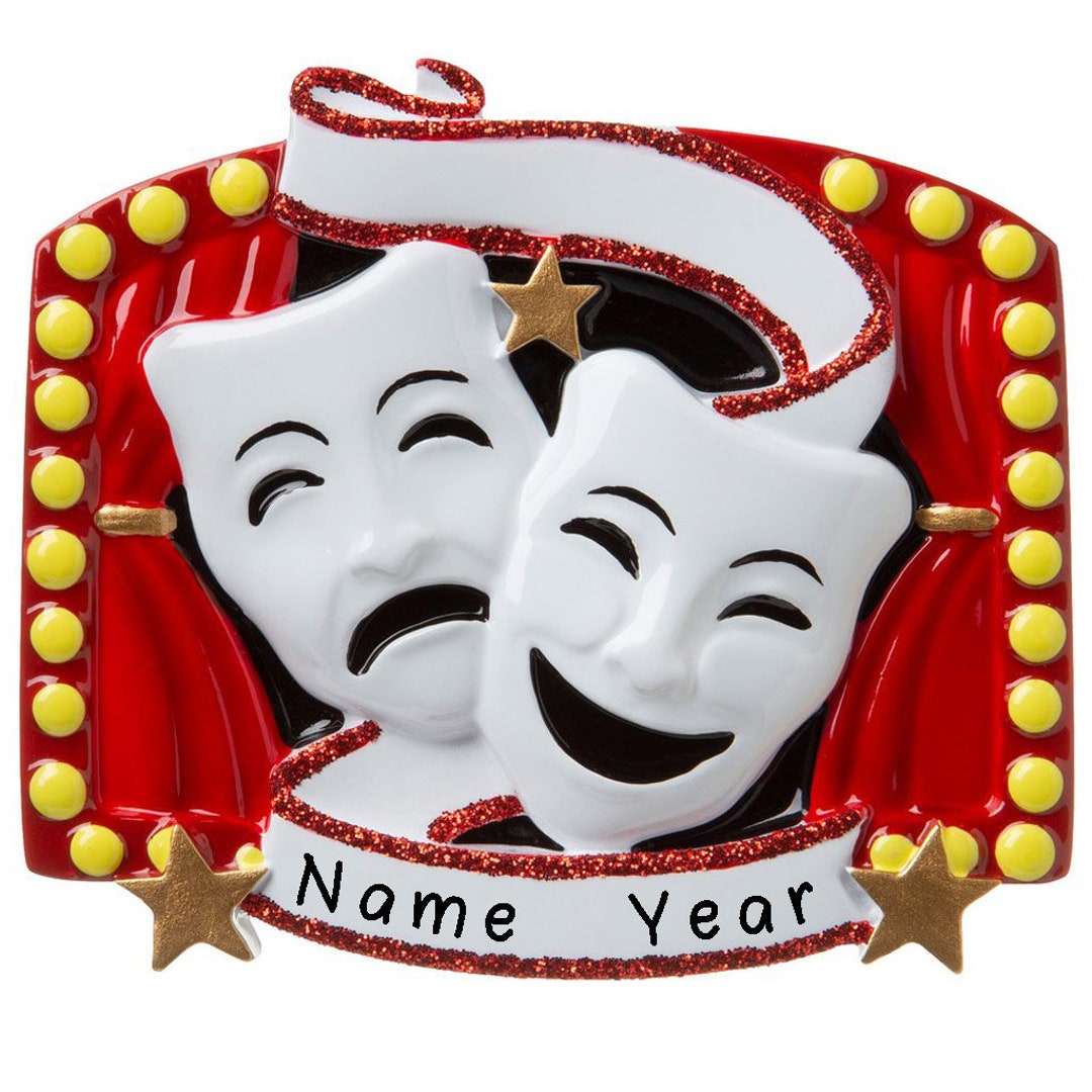 New Theater Personalized Christmas Tree Ornament | Custom New Drama ...
