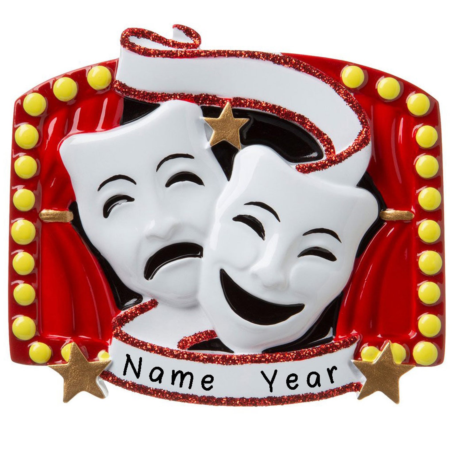 New Theater Personalized Christmas Tree Ornament | Custom New Drama ...