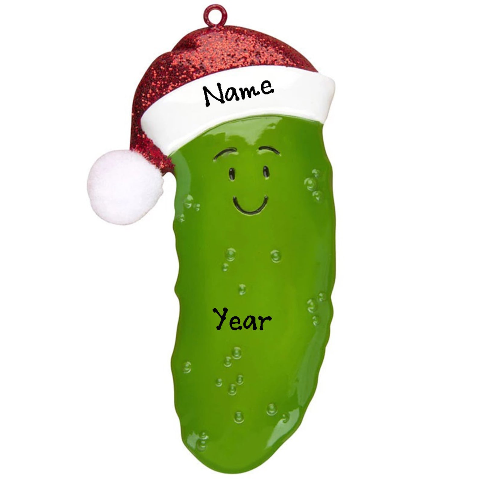 Personalized Pickle Ornament - Custom Writing Pickle Tradition ...