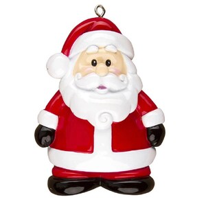 Santa Character Personalized Christmas Tree Ornament 2024 | Custom ...