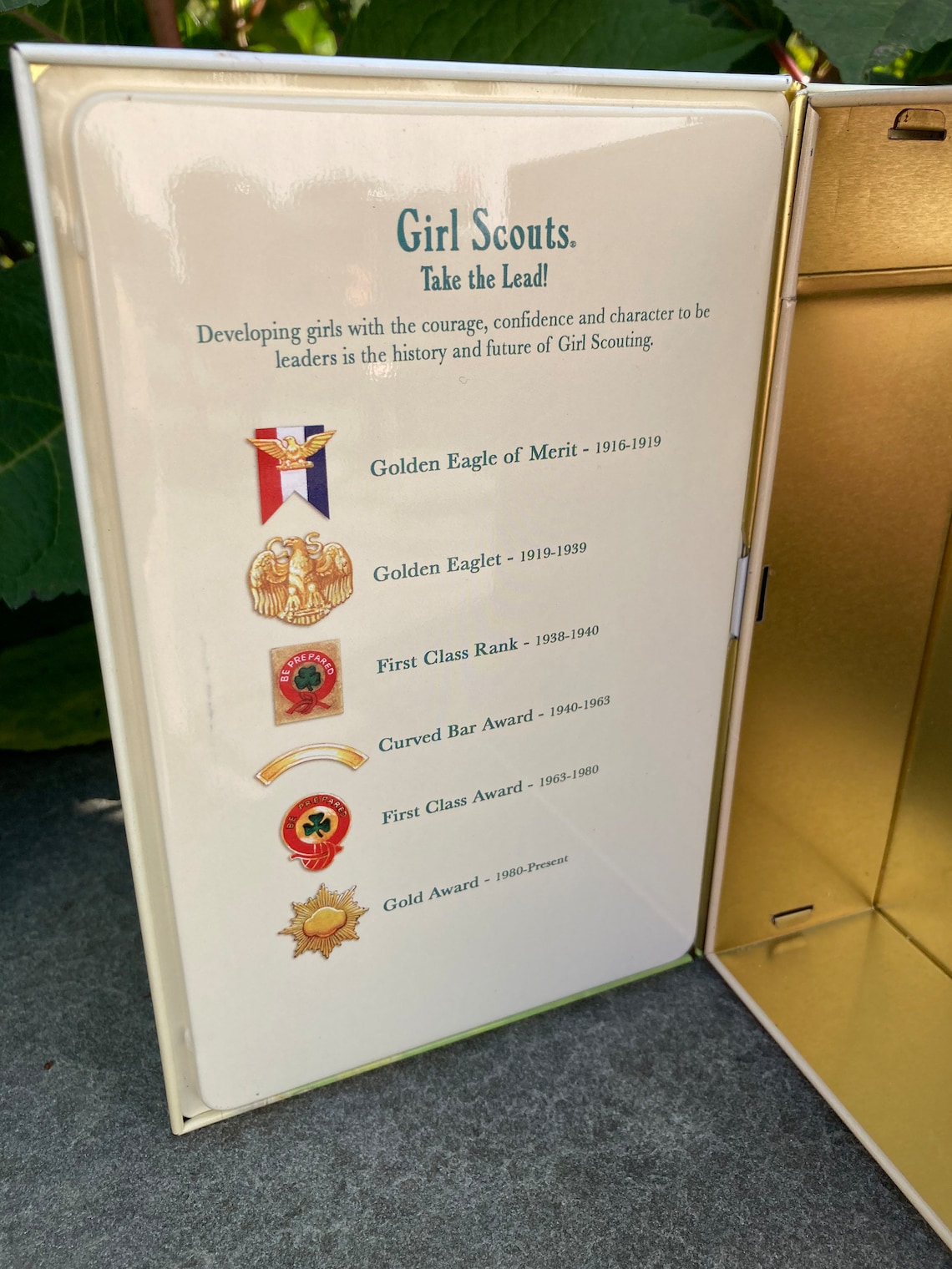 Vintage Girl Scouts Cookie Tin Container - Etsy