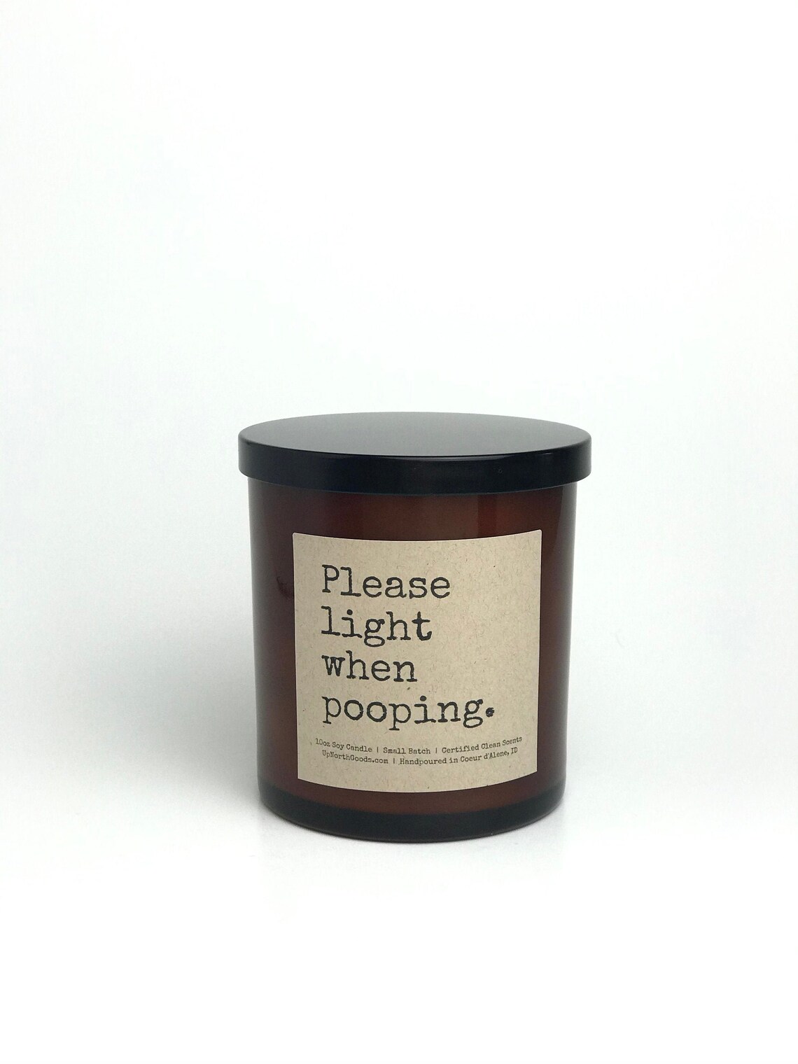 Please Light When Pooping Soy Candle | Etsy