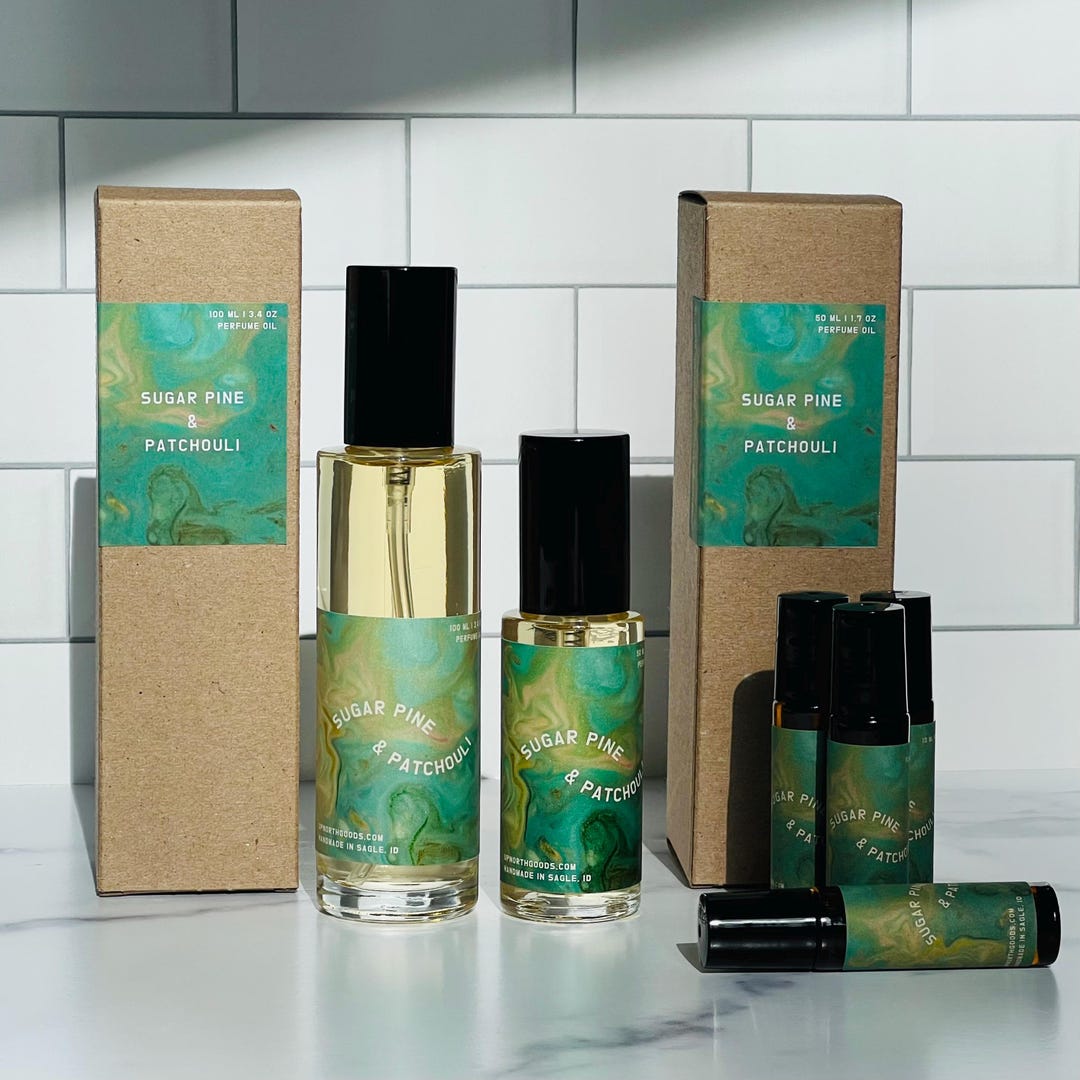 Sugar Pine & Patchouli Non-toxic Perfume - Etsy