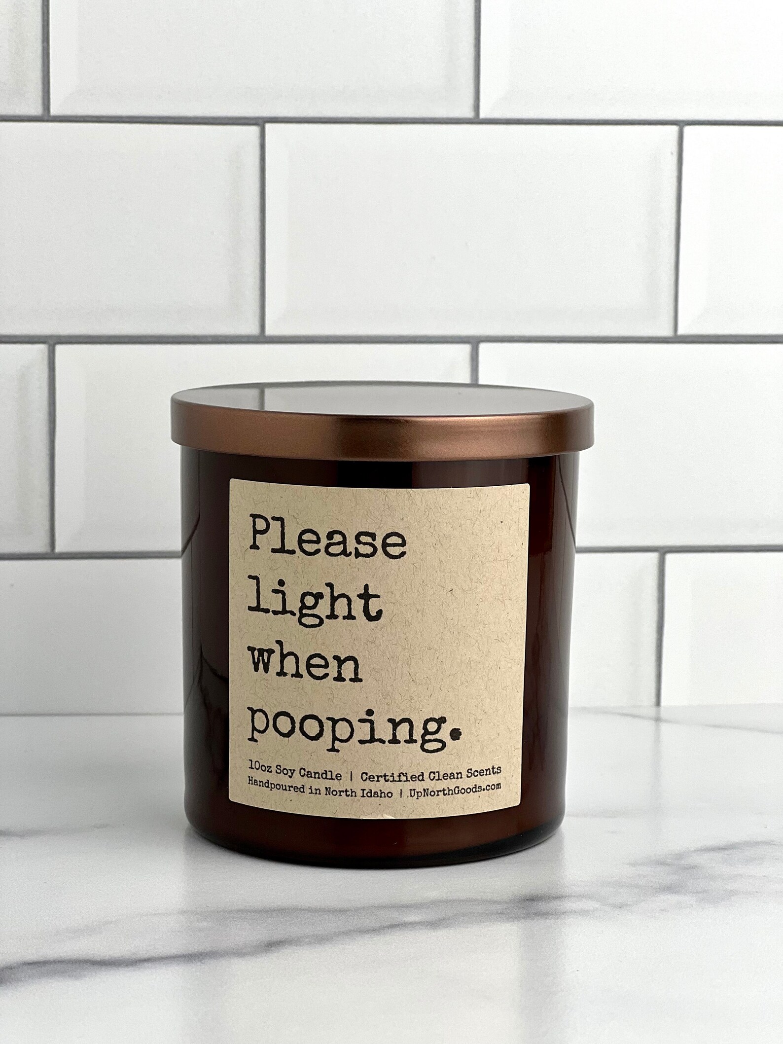 Please Light When Pooping Soy Candle - Etsy