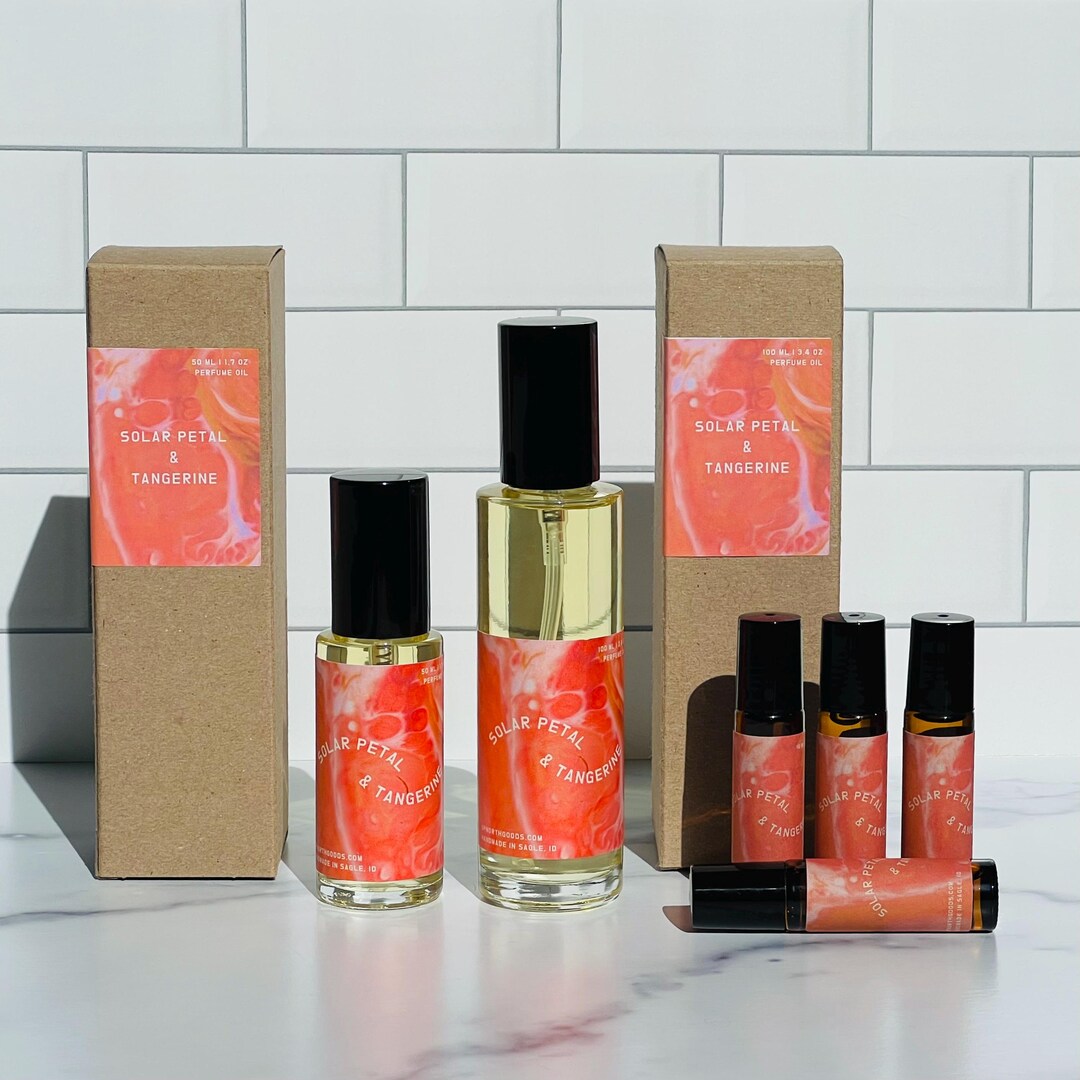Solar Petal & Tangerine Non-toxic Perfume - Etsy