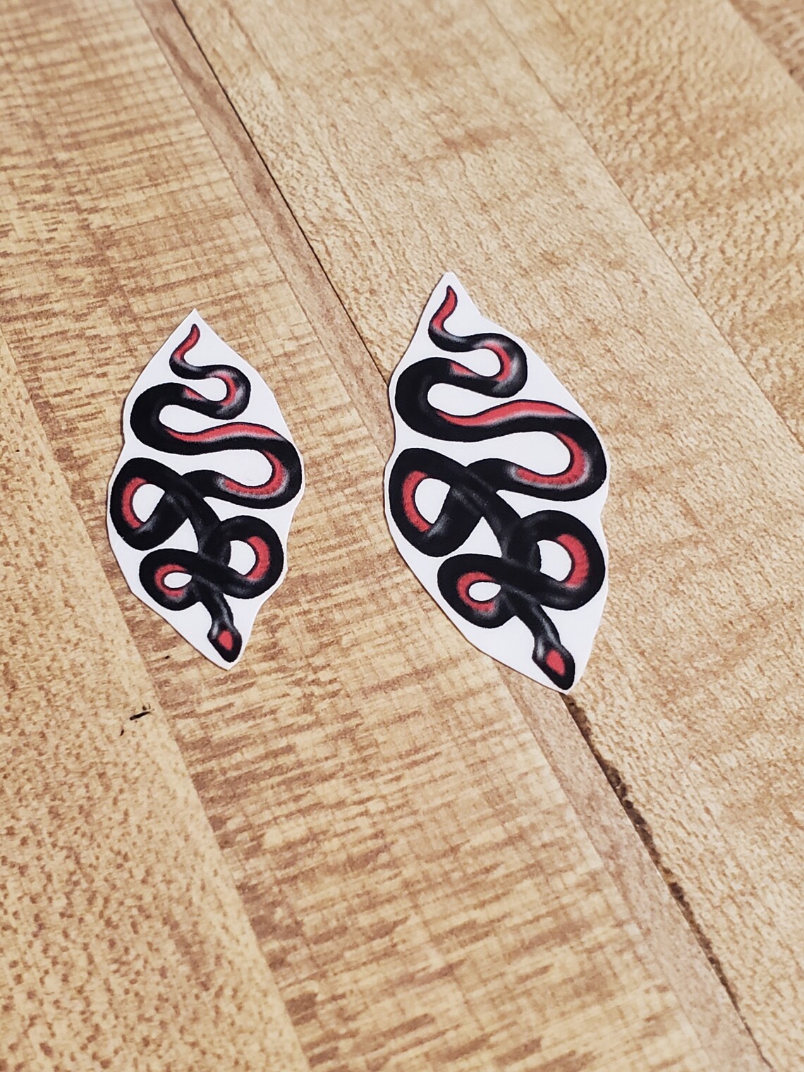 Crowley Snake Temporary Tattoo Good Omens Cosplay pack of 2 - Etsy