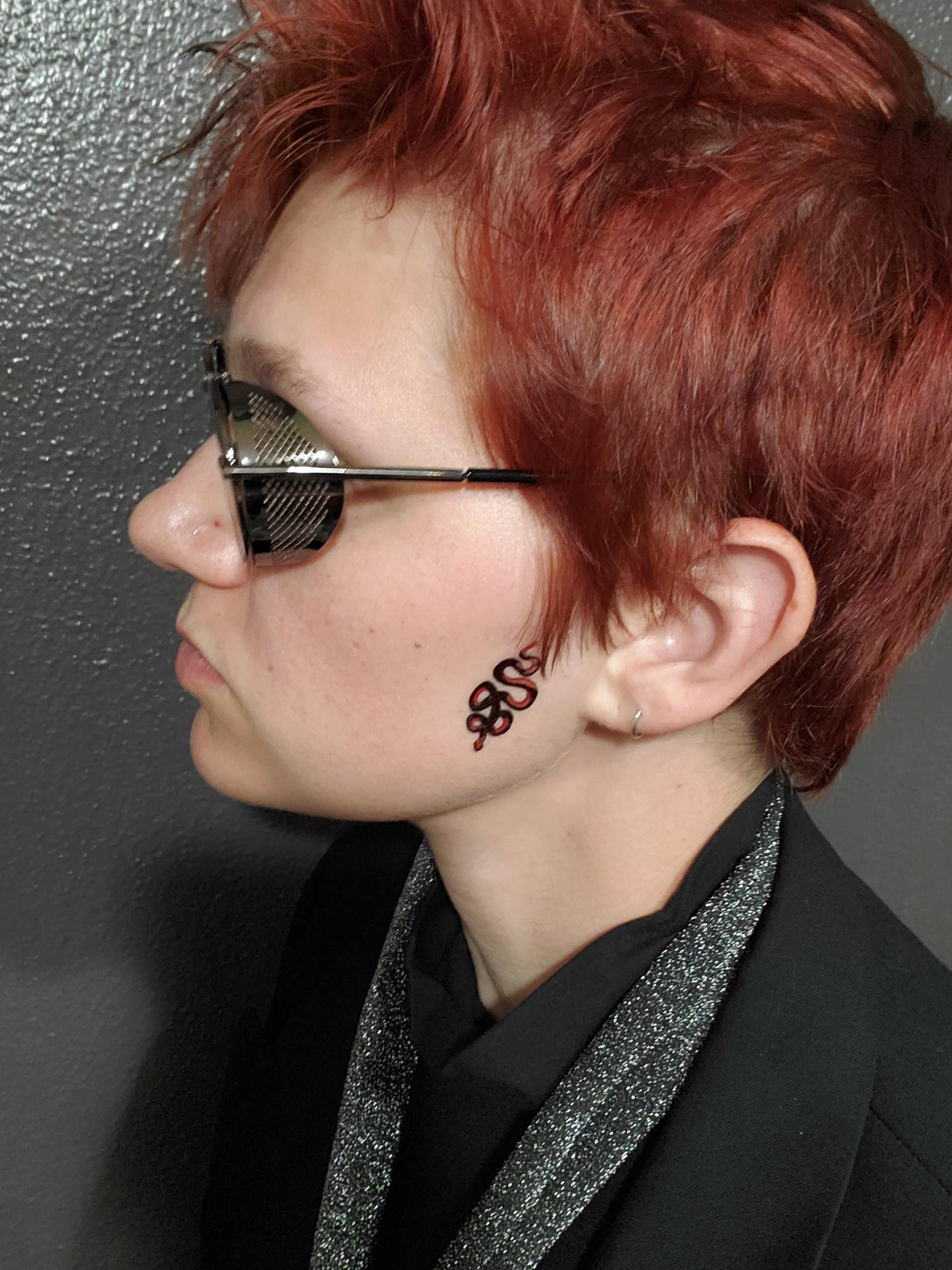Crowley Snake Temporary Tattoo Good Omens Cosplay pack of 2 - Etsy