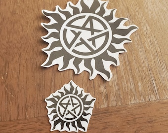Supernatural Dean Sam Winchester Brother Temporary Tattoo Demon ...