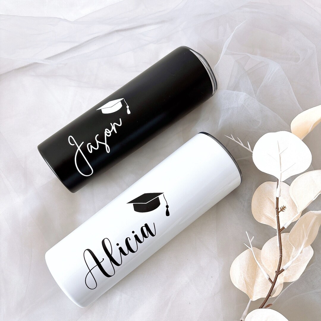 Personalized Graduation Gift Insulated Skinny Tumbler Bottle,class of ...